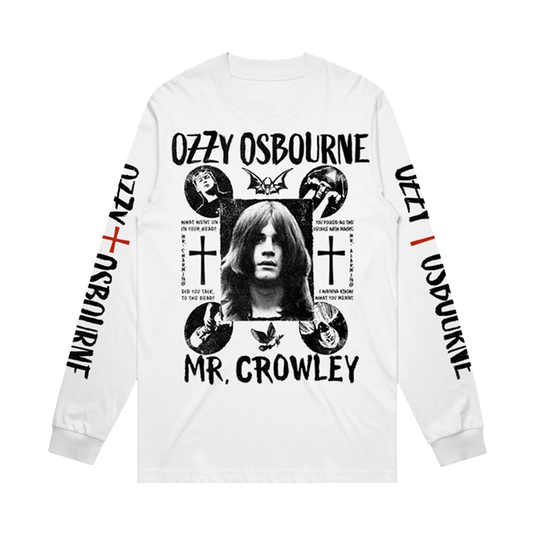 Mr. Crowley Long Sleeve Tee – Ozzy Osbourne Official Store